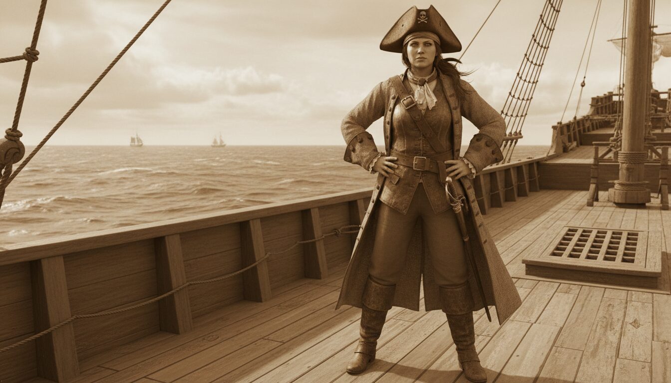Anne Bonny : L'icône rebelle de la piraterie au XVIIIe siècle