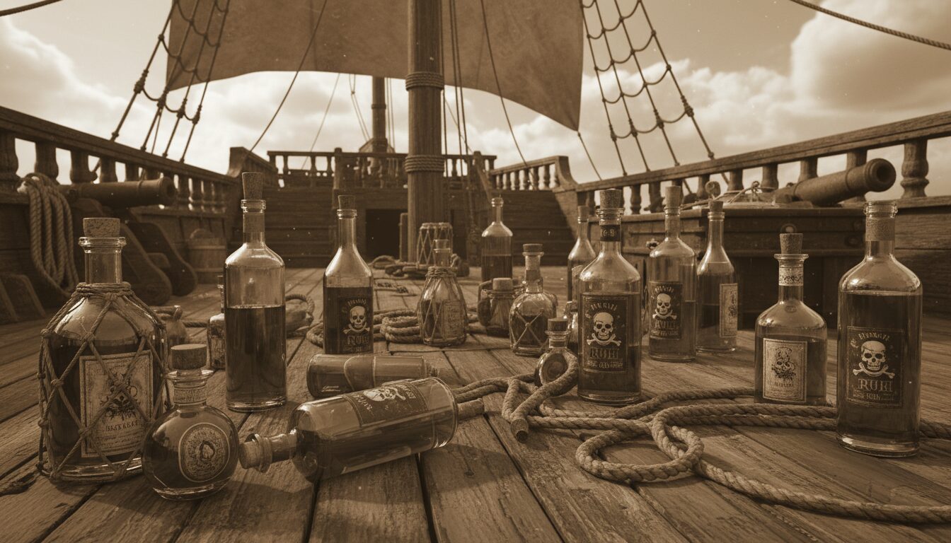 Fioles d’alcool à bord : entre usages et superstitions